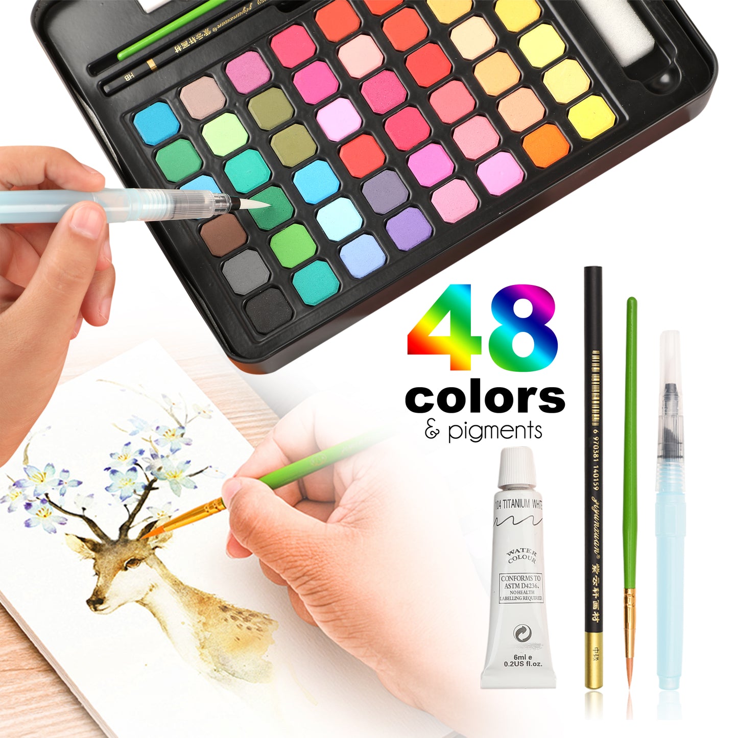 Robust Watercolor Painting Set